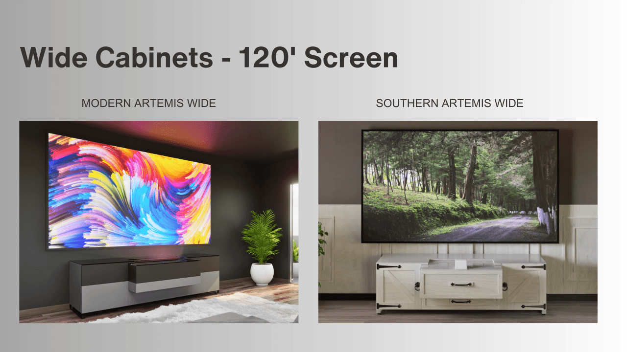 Create Your Perfect Home Theater : Aegis UST Projector Cabinets