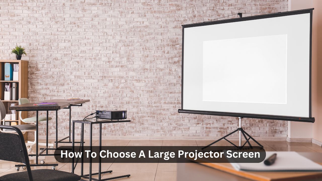 How To Choose A Large Projector Screen- Aegis Guide