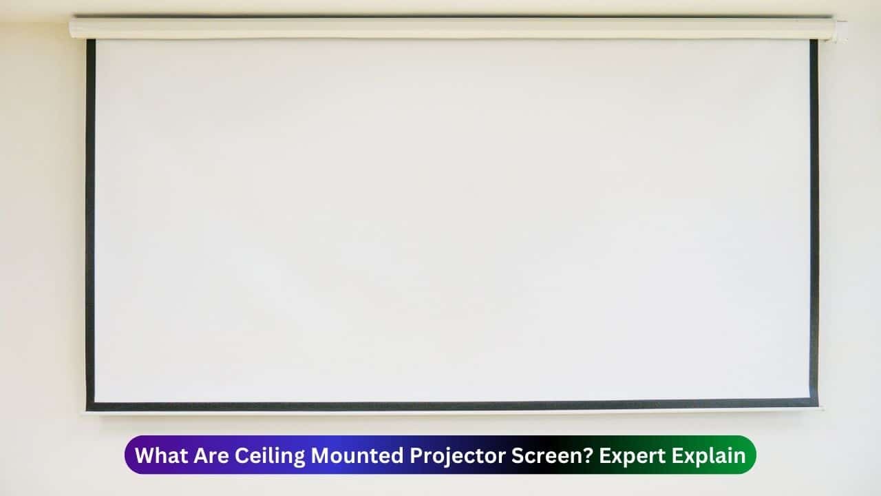 Ceiling Mounted Projector Screen : Key Basics Explained